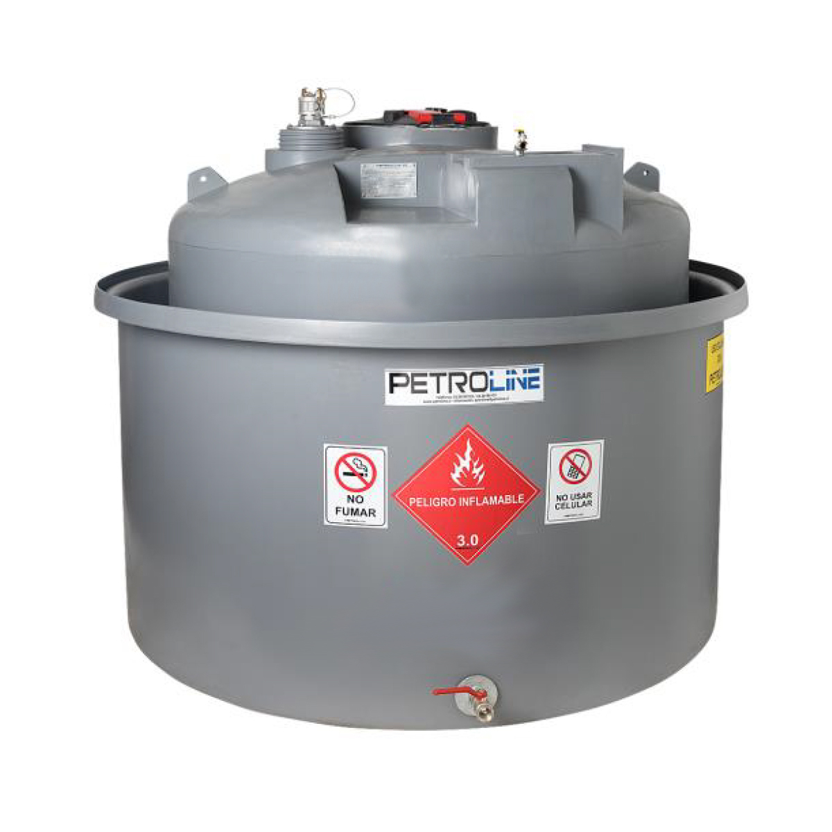 ESTANQUE OILTANK CON PISCINA PARA LUBRICANTES O ACEITES USADOS 2000L ...